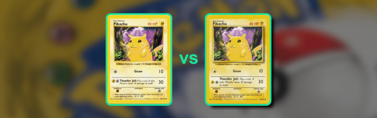 Shadowless vs Shadowed Pokemon Cards and All Types of Base Set Packs ...